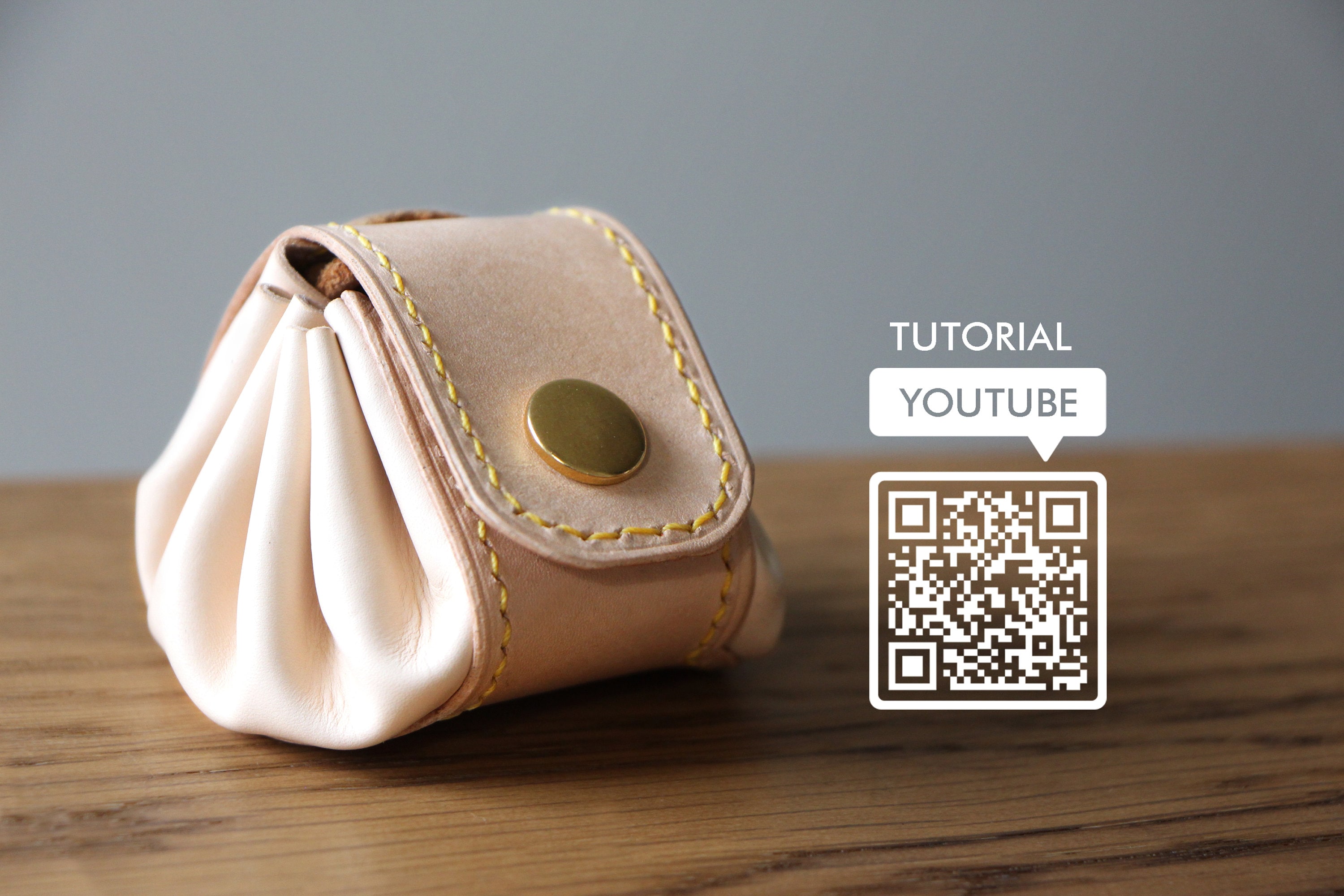 Leather Dumpling Coin Purse Pattern, Leather Pdf Template, DIY Leather ...
