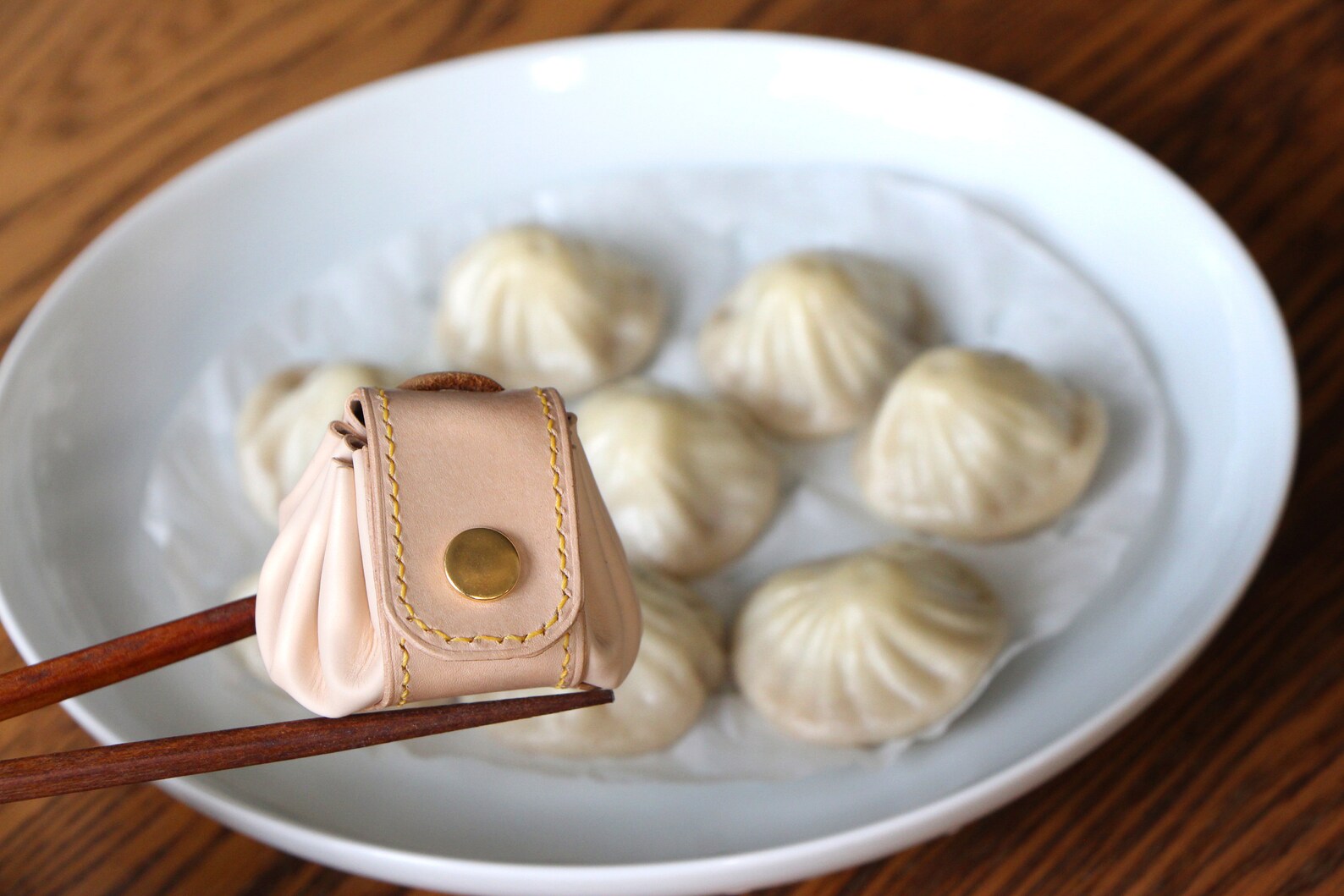 Leather Dumpling Coin Purse Pattern, Leather Pdf Template, DIY Leather ...