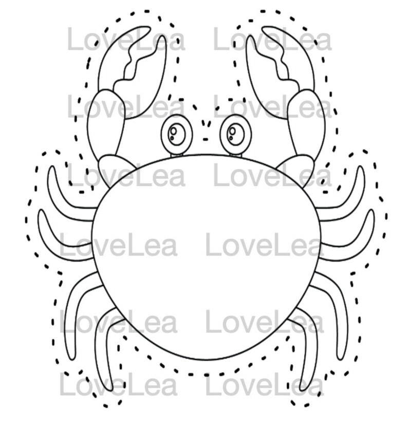 Printable Coloring Cutouts - Simple and Easy - 30 Pages of PDF Files ...