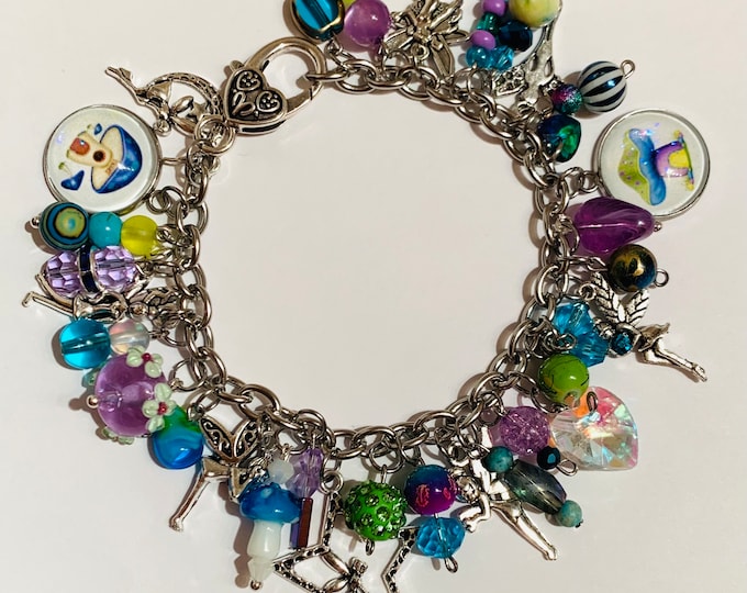 Enchanting Fancy Fairies Pretty Pixie Charm Bracelet - Etsy