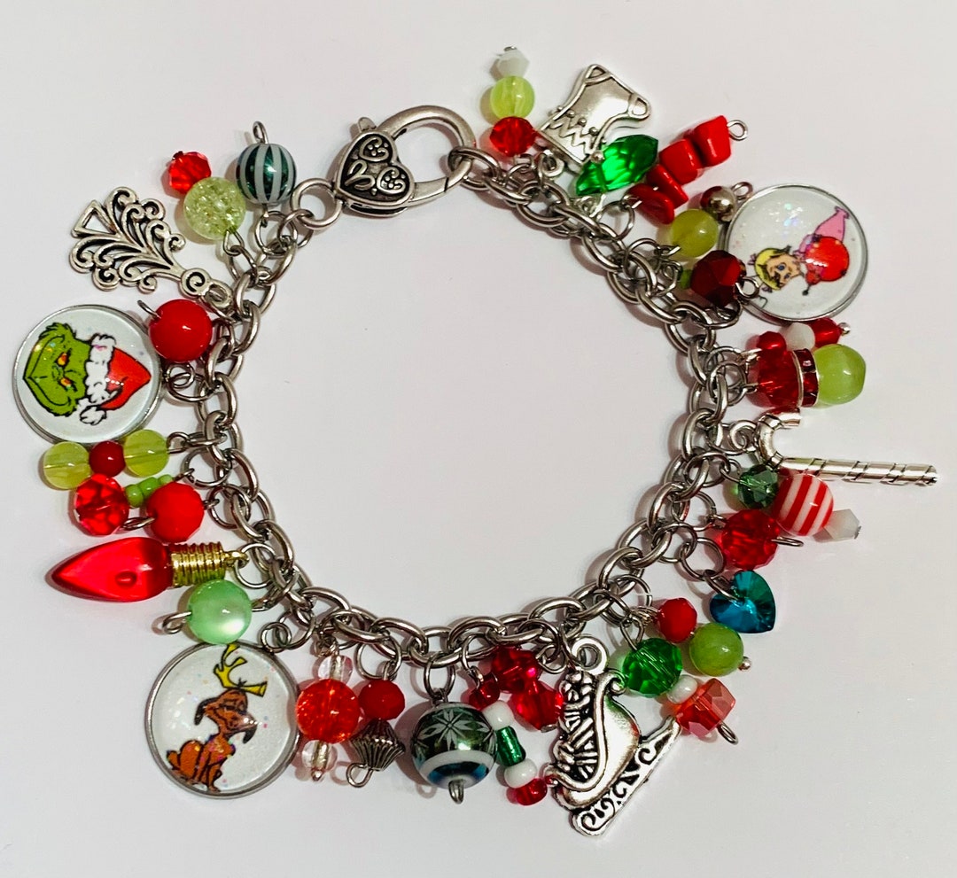 Grinch Stole Christmas Charm Bracelet - Etsy