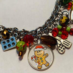 Christmas Holiday Baking Baker Charm Bracelet - Etsy