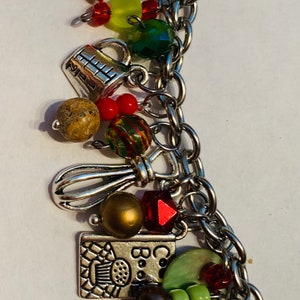 Christmas Holiday Baking Baker Charm Bracelet - Etsy