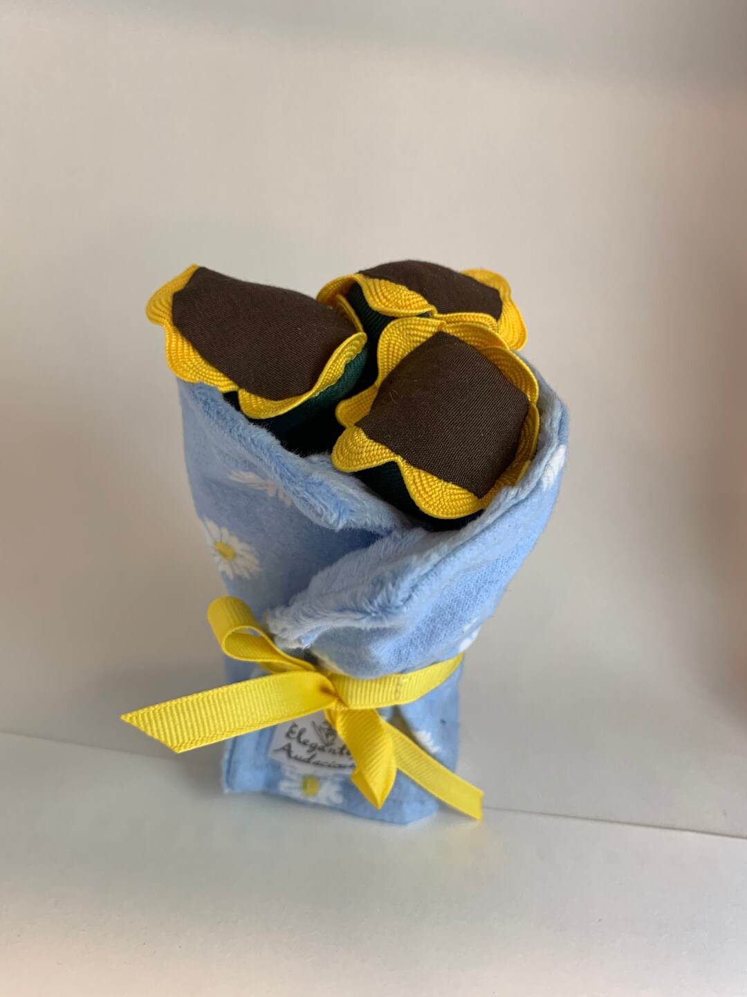 Sunflower Rattle Bouquet, Crinkle Rattle Baby Nature Flower Toy - Etsy