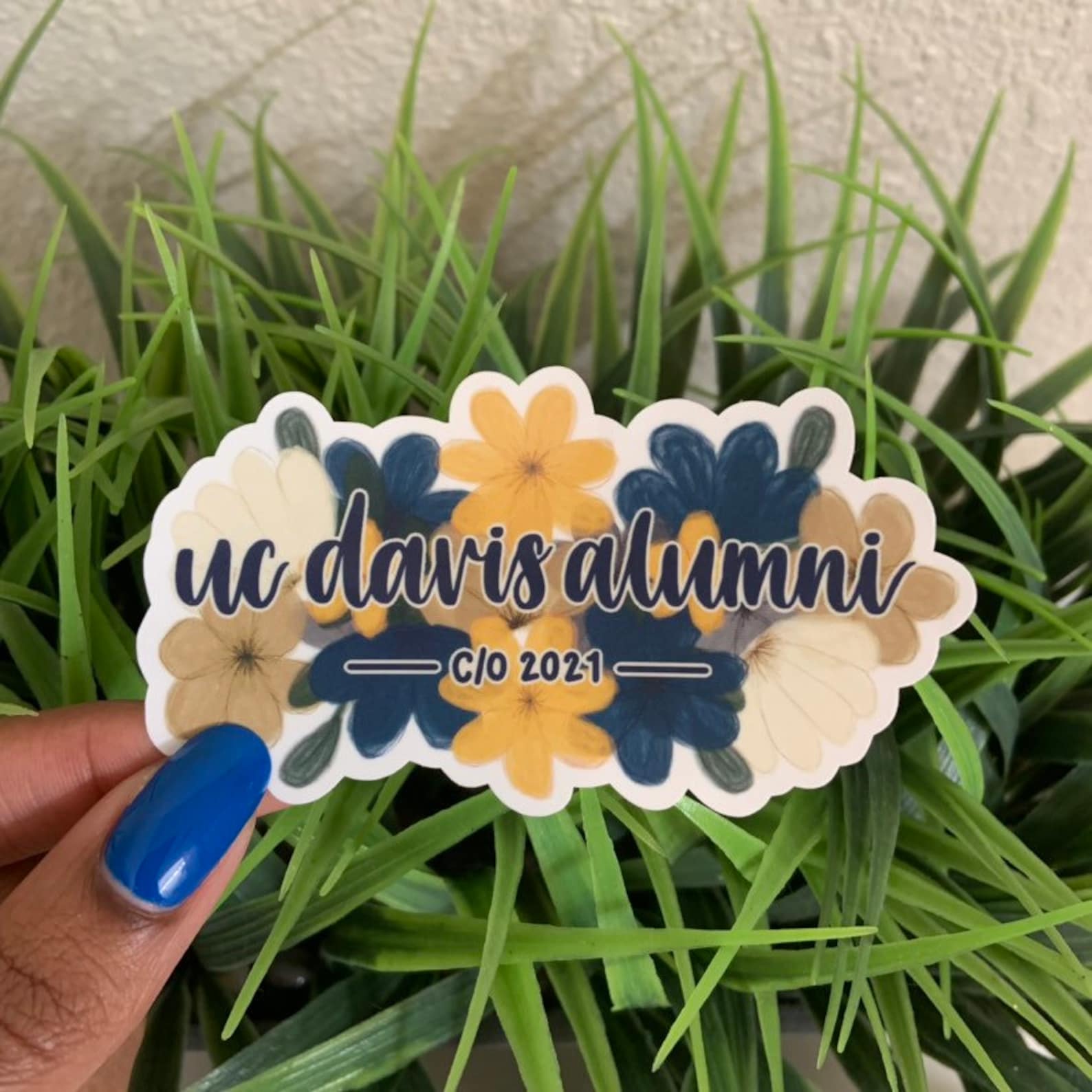 Personalized Alumni College Flower Stickers Custom College | Etsy