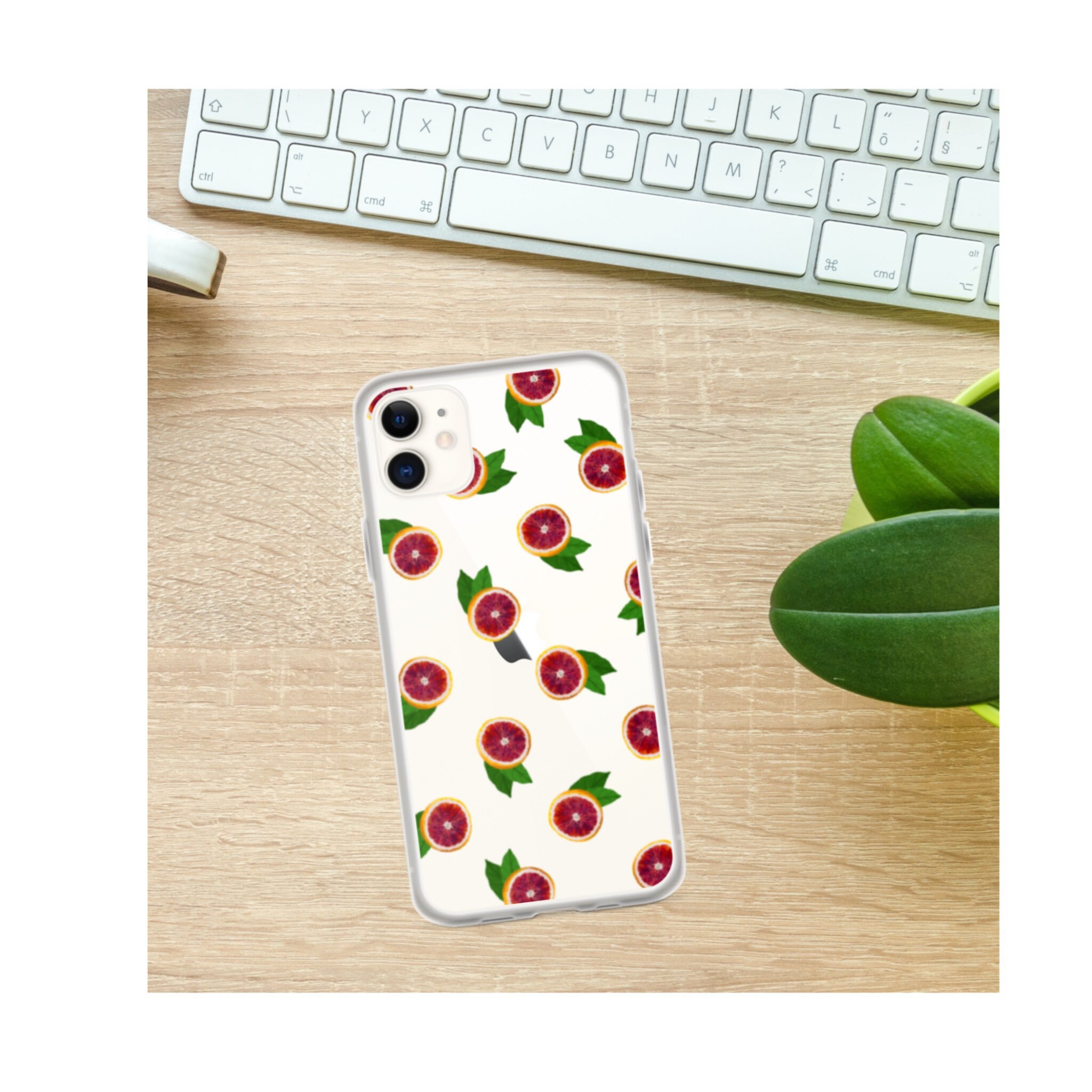 Blood Orange Clear Iphone Case Oranges Iphone Case - Etsy