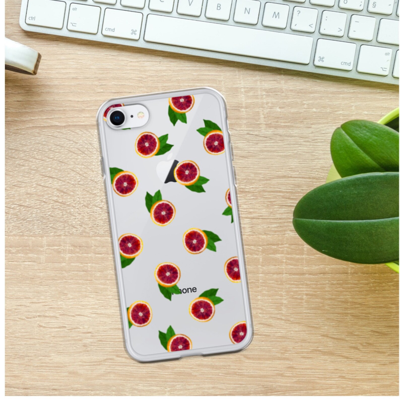 Blood Orange Clear Iphone Case Oranges Iphone Case - Etsy