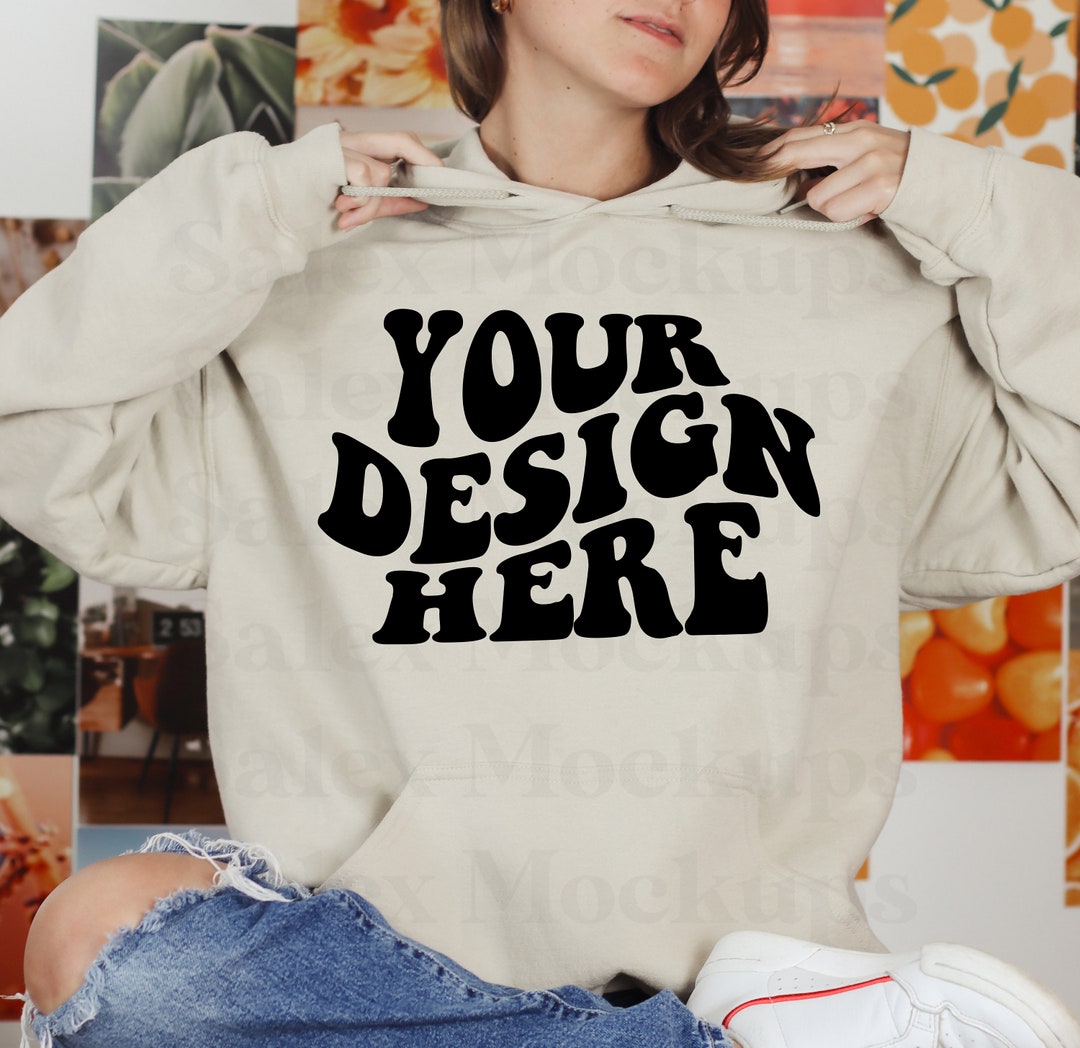 Gildan 18500 Sand Mockup Gildan Sand Hoodie Mockup Oversized - Etsy