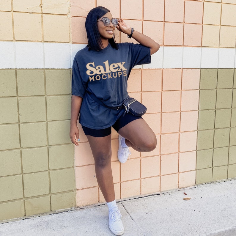 Black Model Mockup Comfort Colors Black Mockup Comfort - Etsy