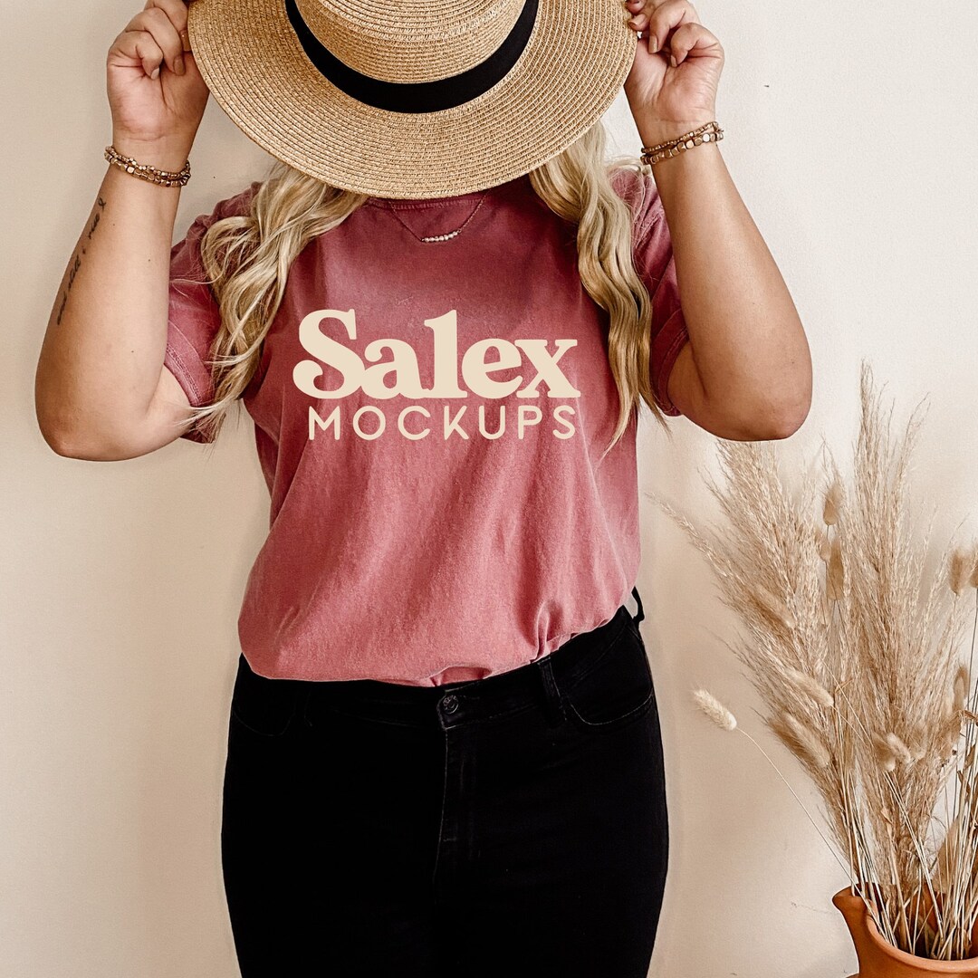 Comfort Colors Model Mockup, Comfort Colors Brick Mockup, Comfort ...