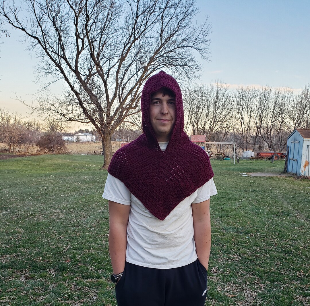 Crochet Pattern | Skjoldehamn Crochet Hood | Viking Crochet Hood ...