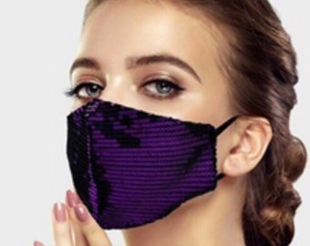 Dark Purple Mask | Etsy