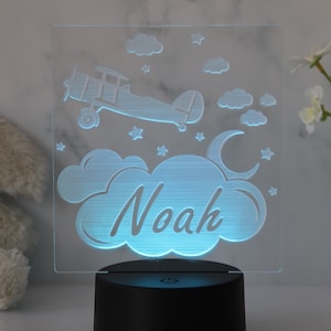 Personalized Night Light, Gift for Toddler, Gift for Boys, Baby Boy ...