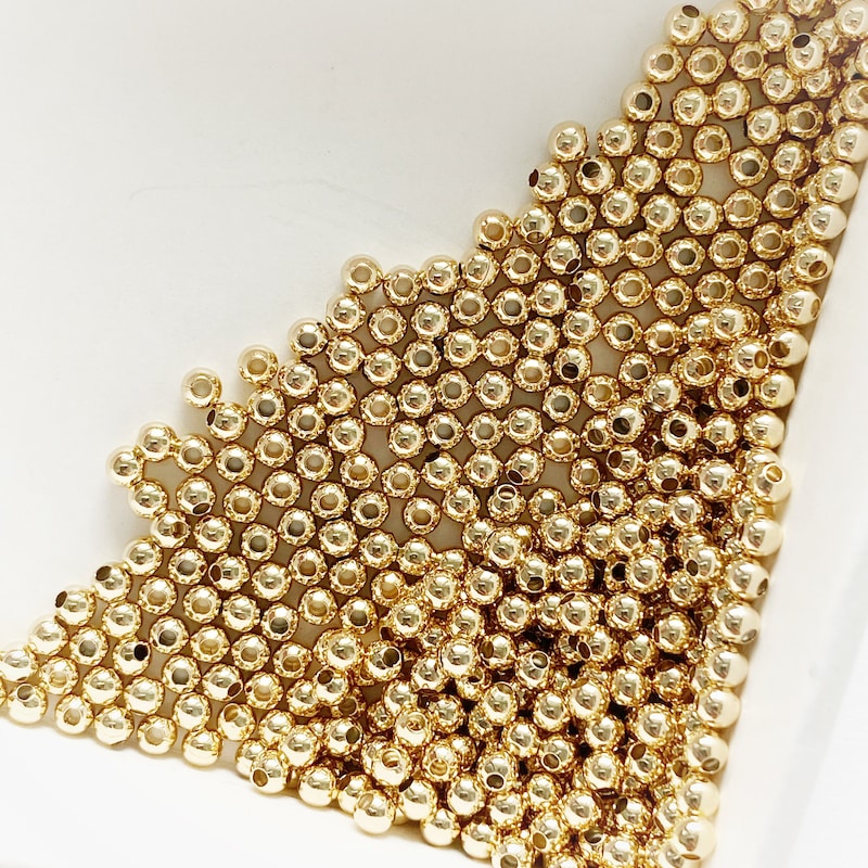 Gold Filled Bangle Beads - Etsy