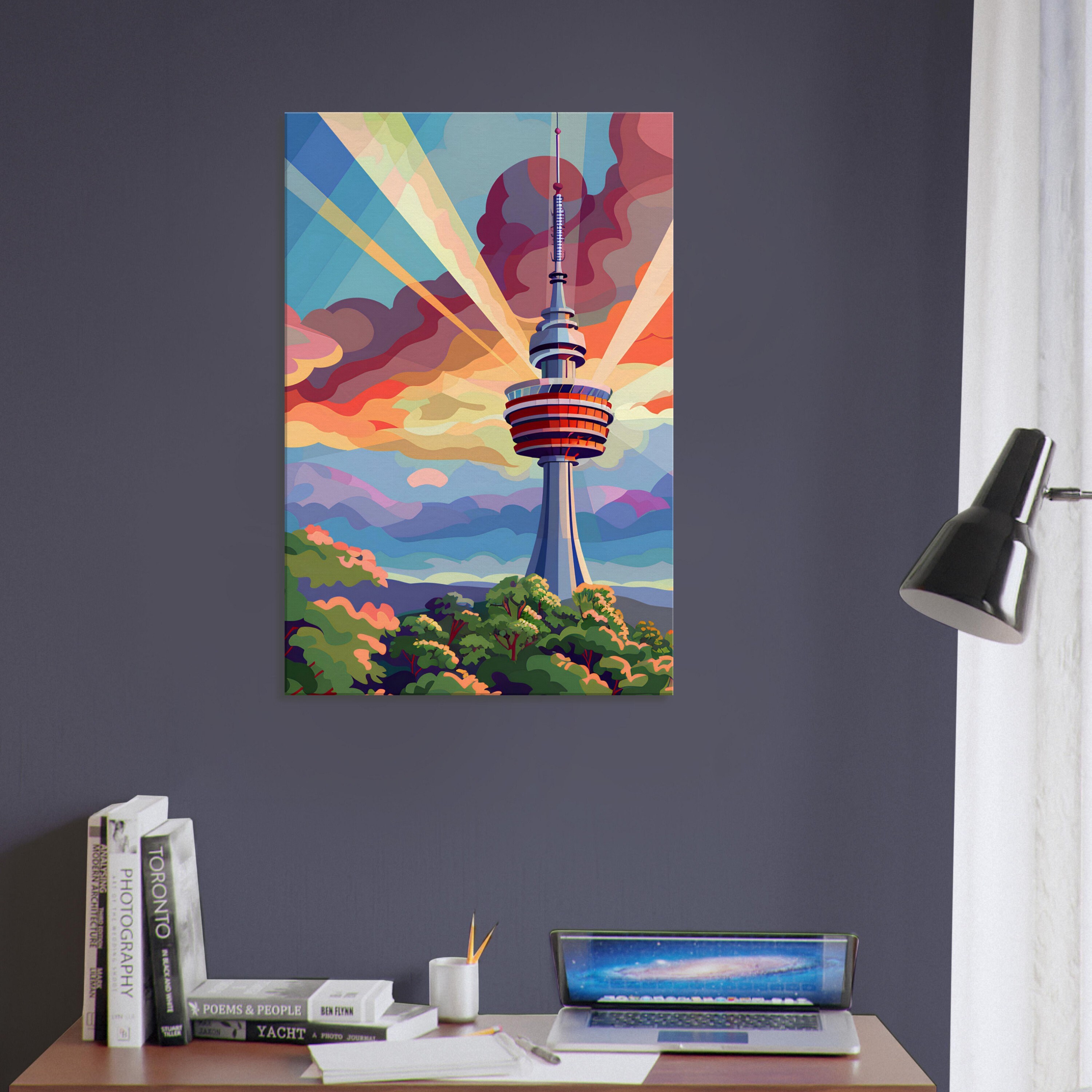 Telstra Tower, Canberra, Australia Digital Printable Art File Landscape ...