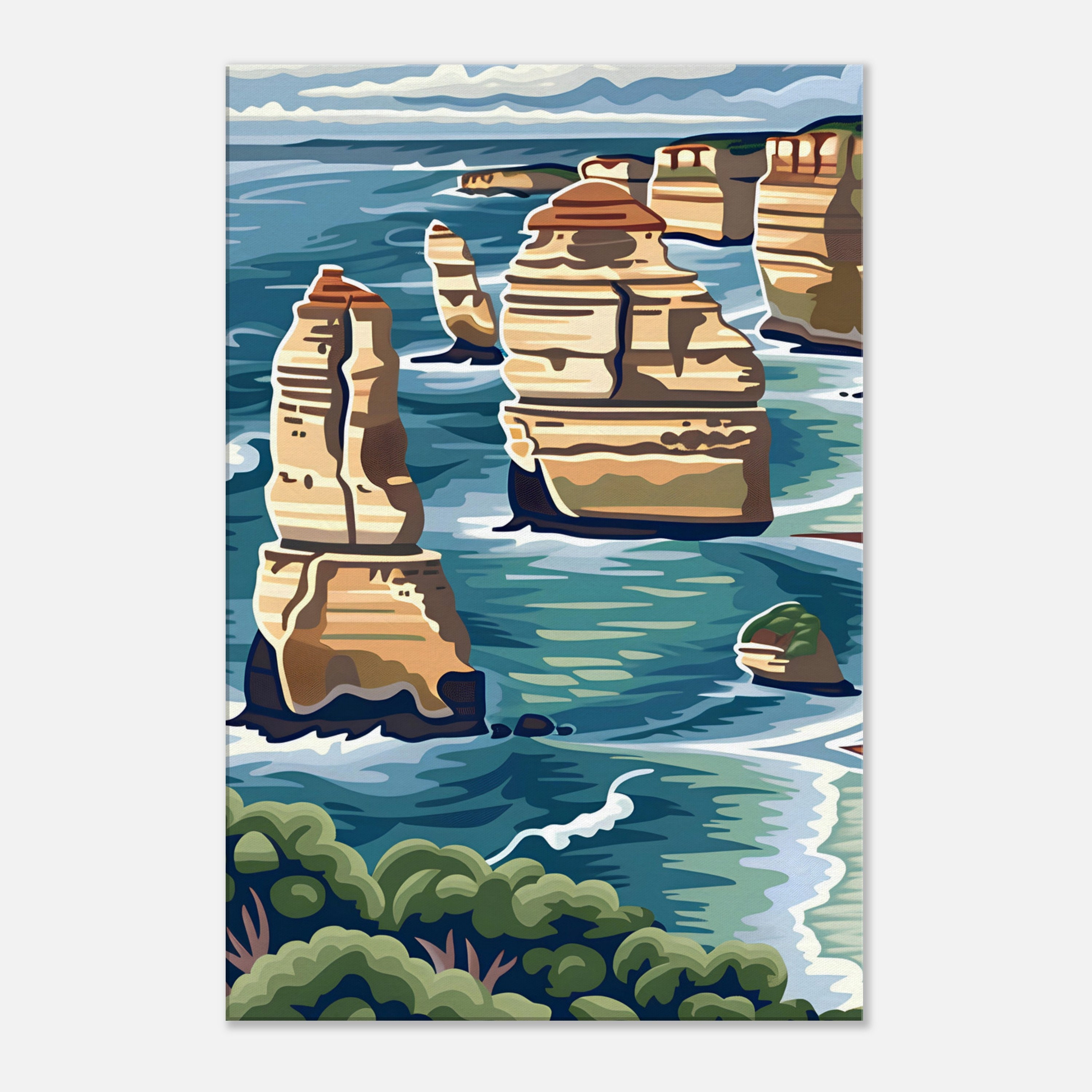Twelve Apostles Port Campbell National Park, Australia Canvas Decor ...