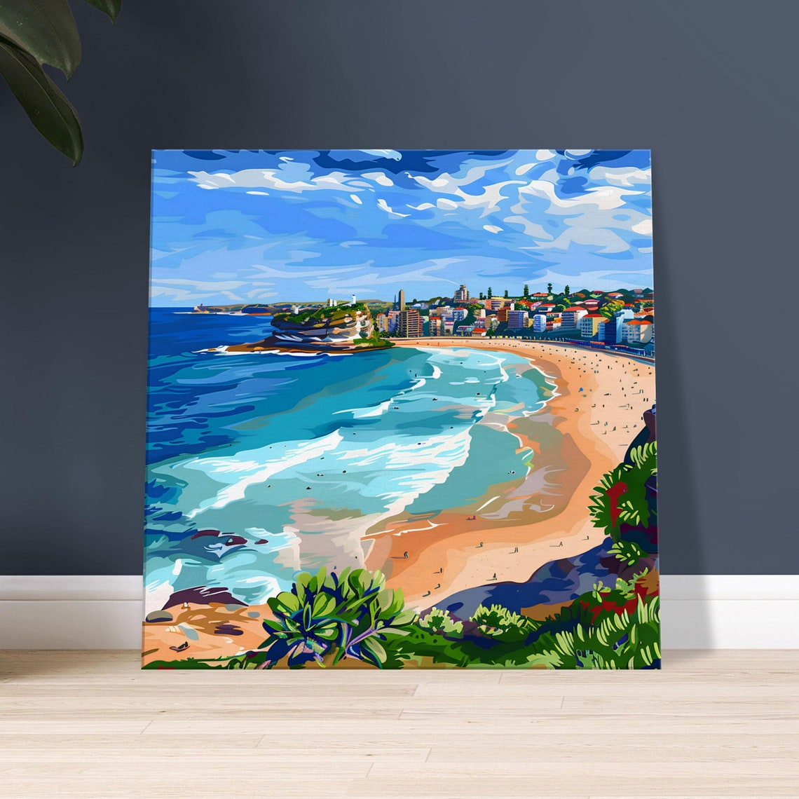 Bondi Beach, Sydney, Australia - Digital Printable - Landscape ...