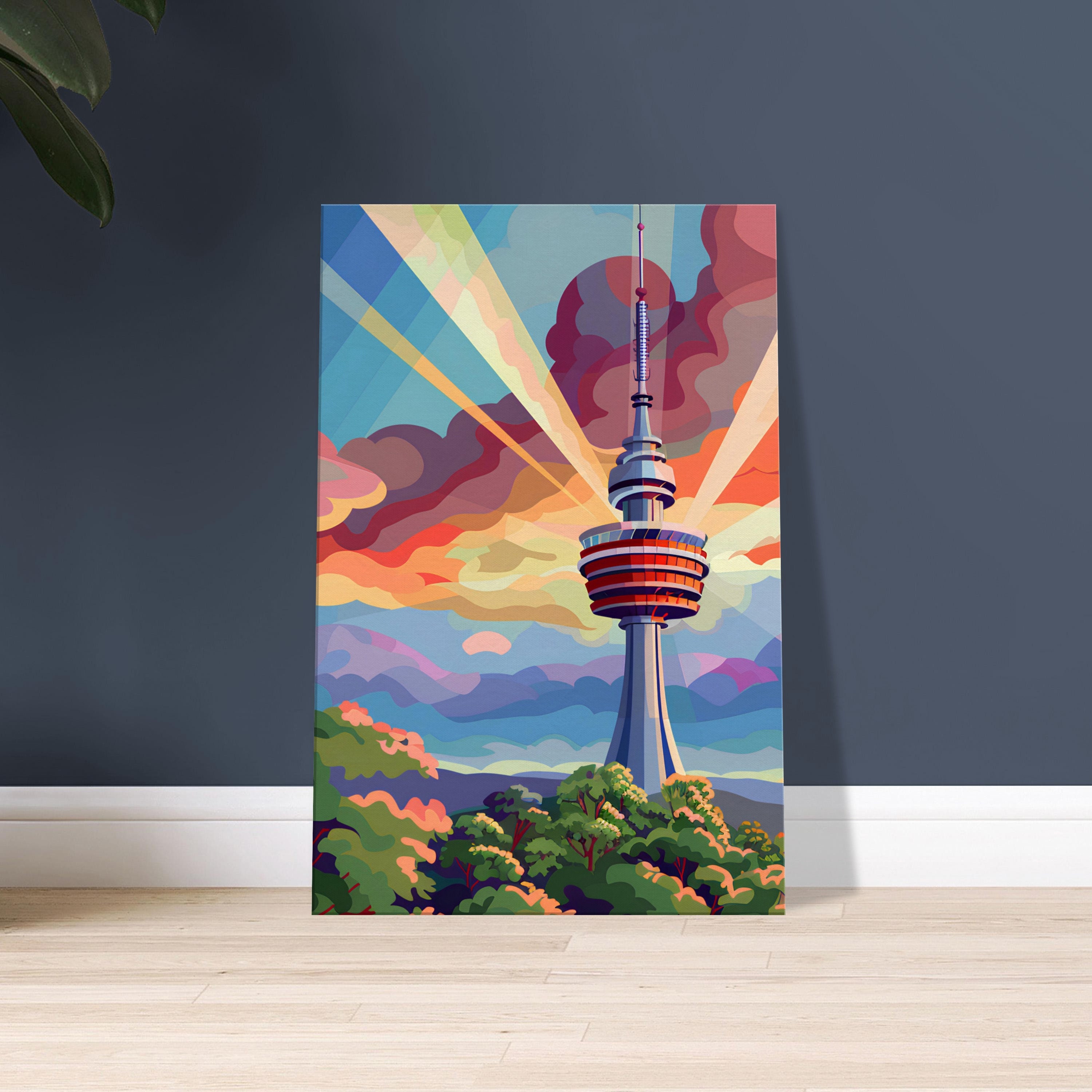 Telstra Tower, Canberra, Australia Digital Printable Art File Landscape ...