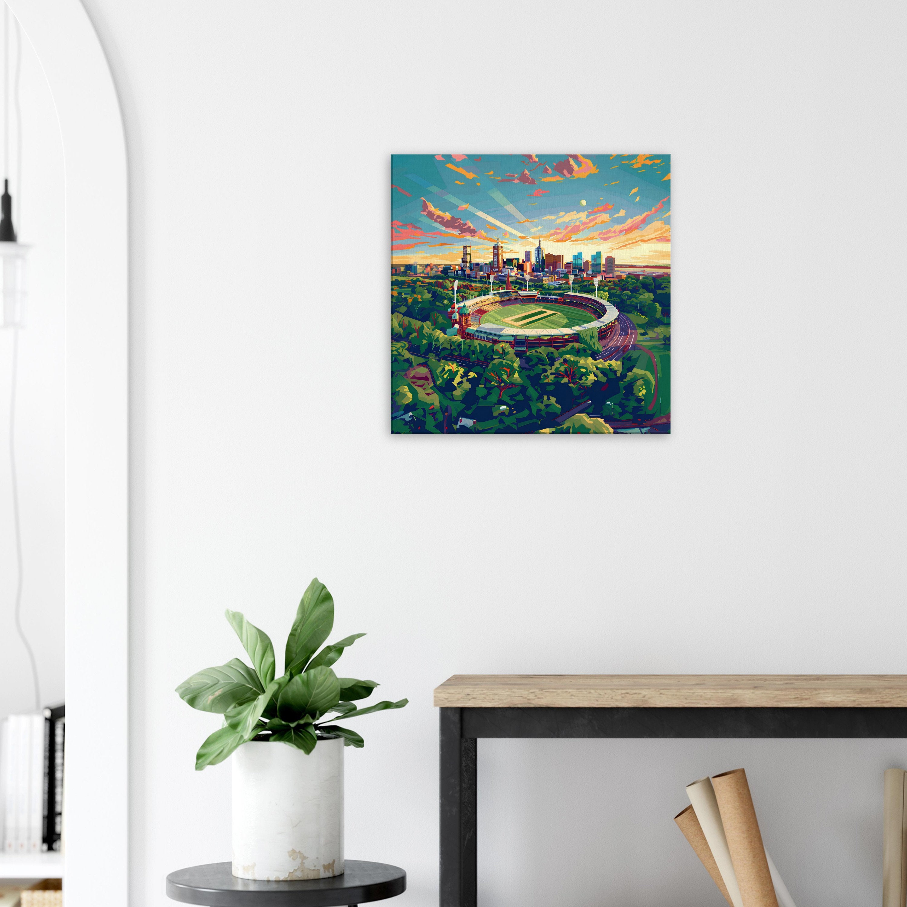 Melbourne Cricket Ground, MCG, Melbourne, Australia - Digital Printable ...