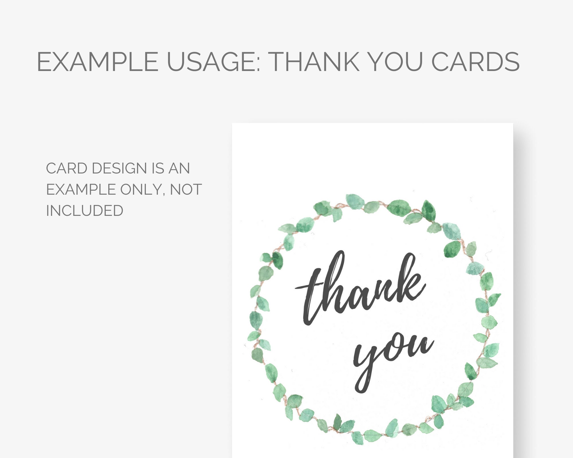 Eucalyptus Watercolor Clip Art Stems Wreath Greenery Green - Etsy