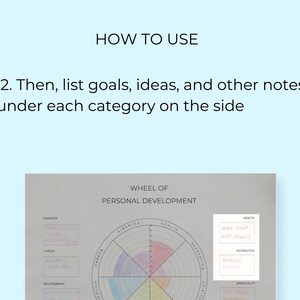 Wheel of Life Printable PDF, Wheel of Life Balance, Personal ...