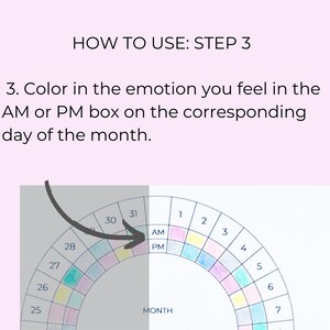 Monthly Mood Tracker Printable, Feelings Journal, Daily Mood, Daily ...