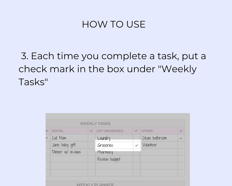 Weekly Habit Planner, Weekly Routine, Task Manager, Tracker, Printable ...