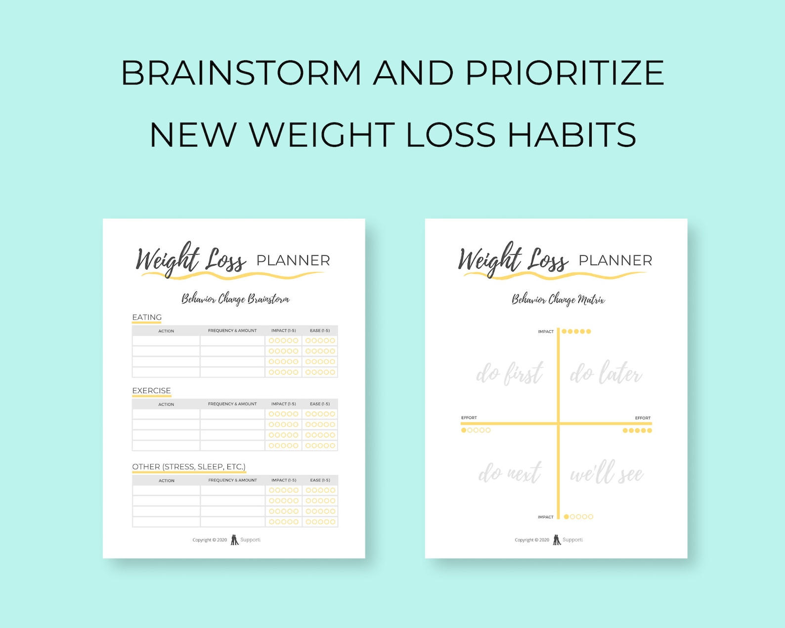 Weight Loss Planner Printable, Weight Loss Motivation, Weight Loss ...
