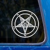 Baphomet Skeleton Sticker - Etsy