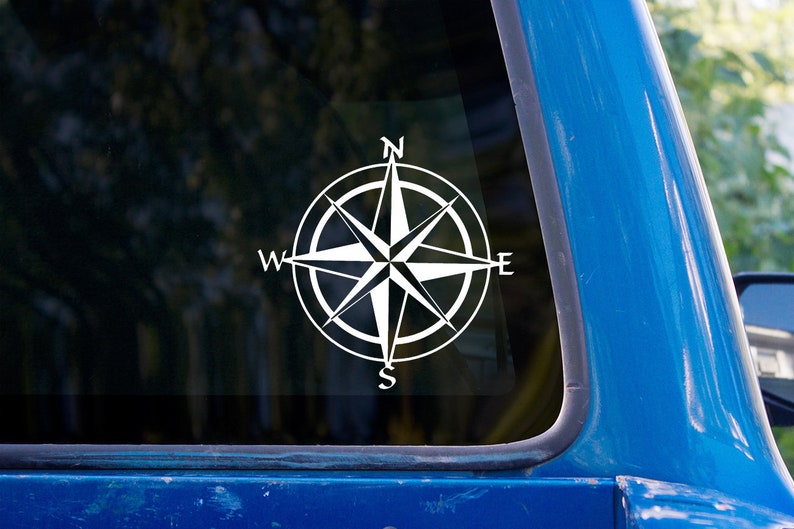 Nautical Compass Decal - Etsy