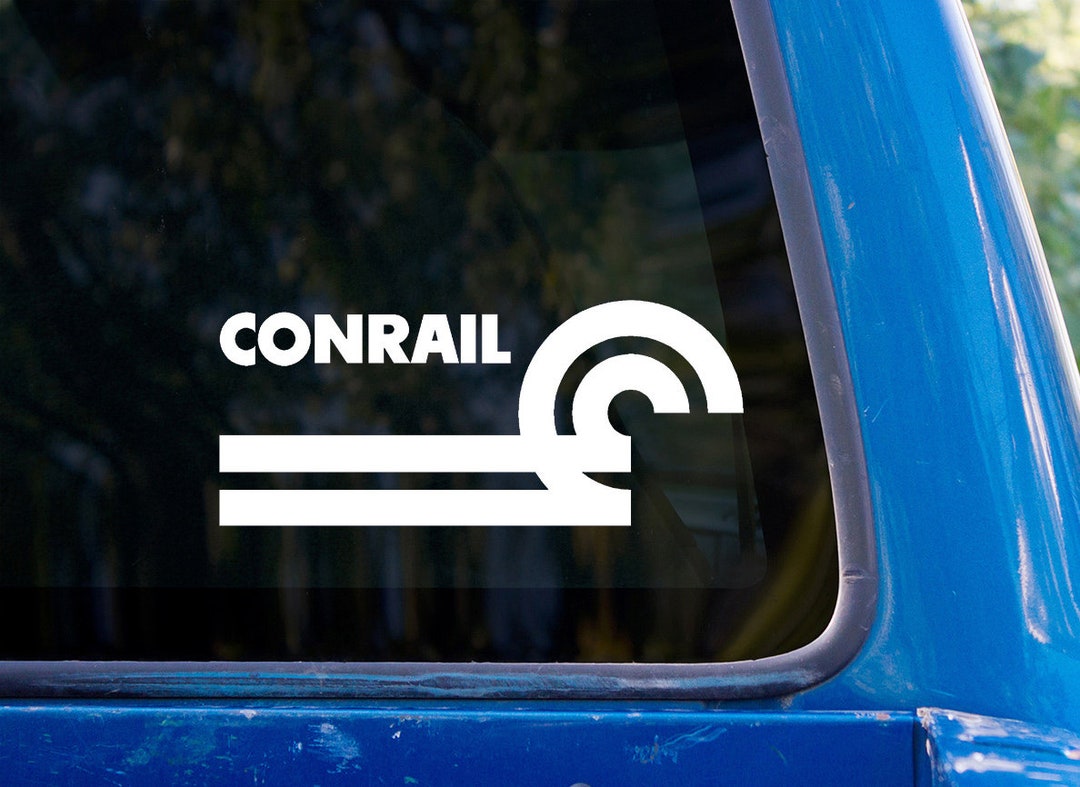 Conrail Logo Vinyl Sticker - Conrail Railroad Decal - Etsy