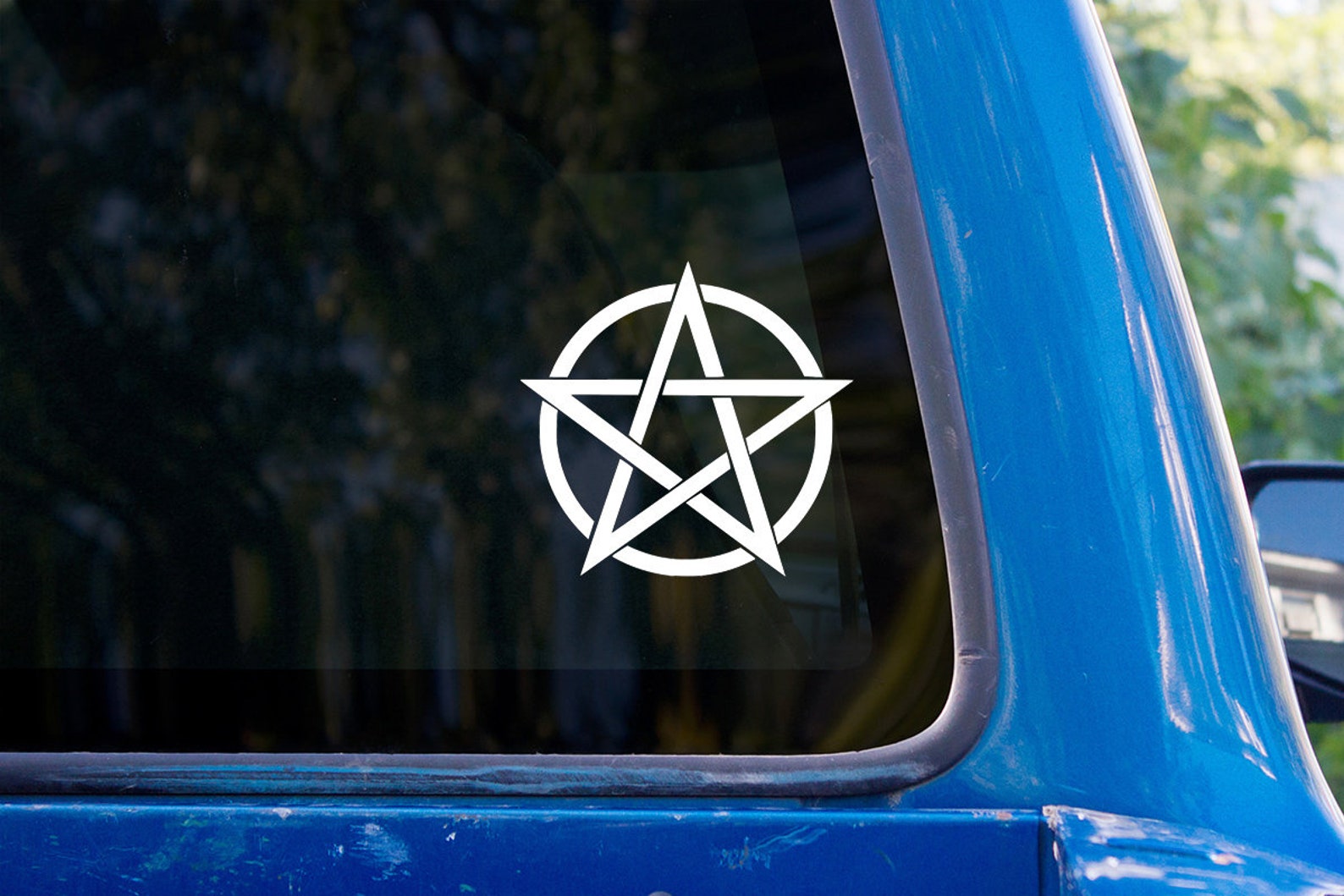 Pentagram Vinyl Sticker Decal Pentacle Wiccan Symbol - Etsy