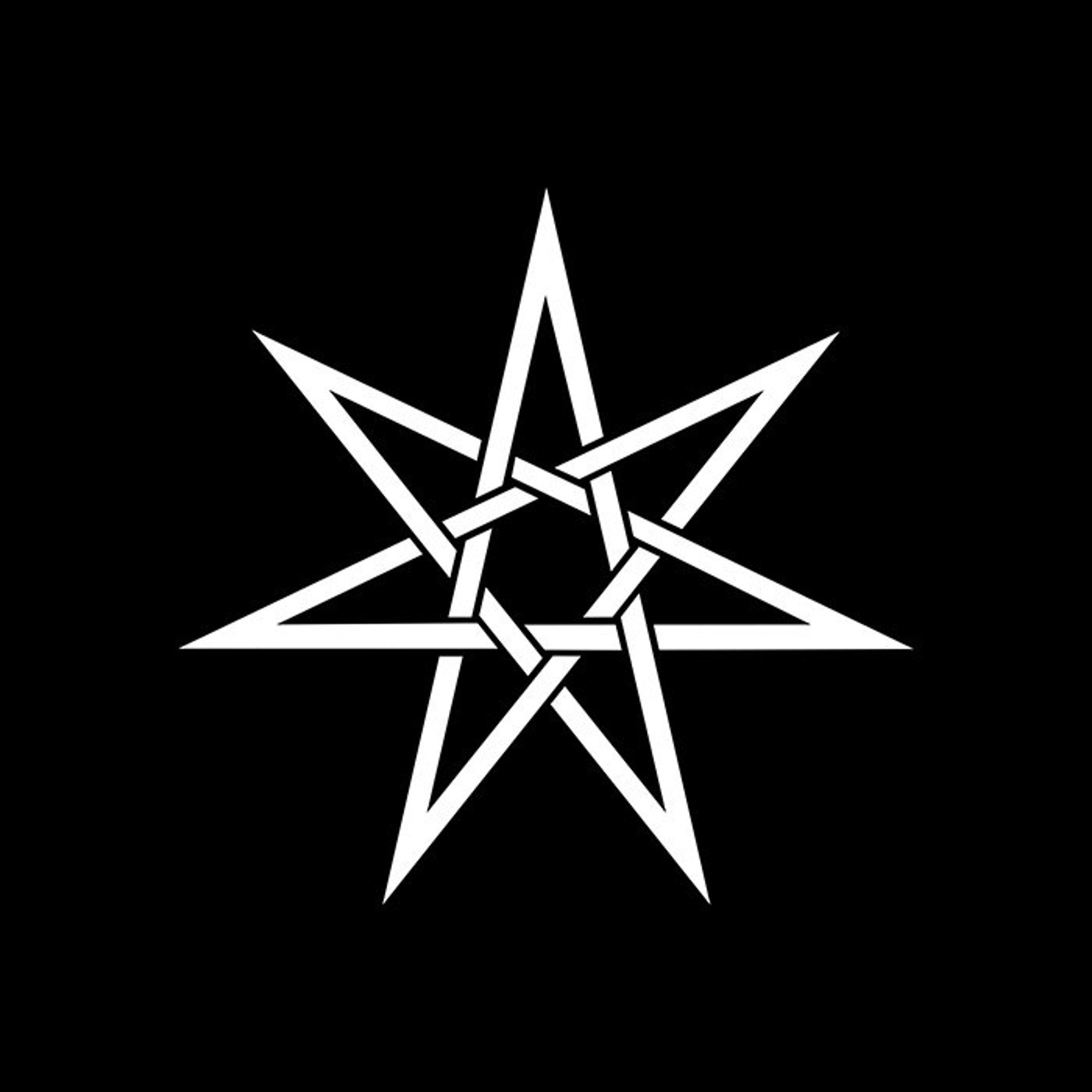 Elven Star Vinyl Sticker Decal 7 Point Symbol - Etsy