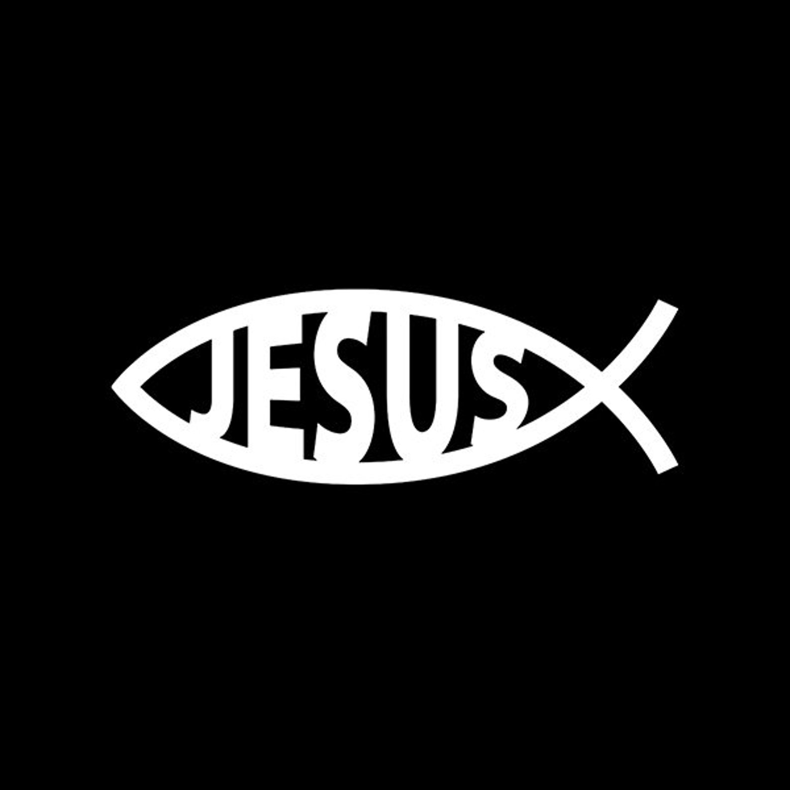 Jesus Fish Religious Decal - Etsy