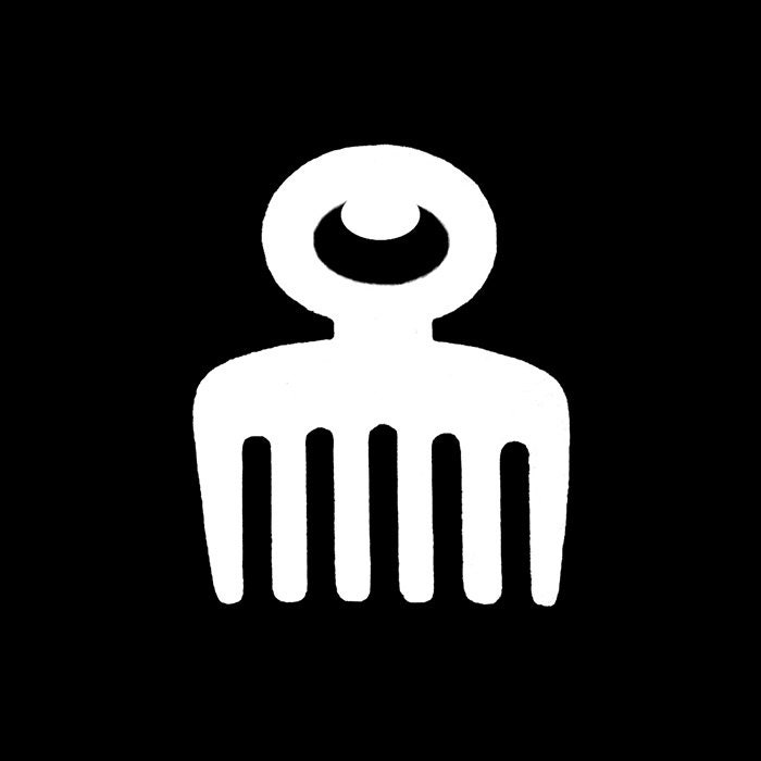 Duafe Adinkra Symbol Vinyl Sticker - African Beauty Decal - Etsy