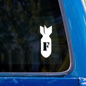 F Bomb Decal - Etsy