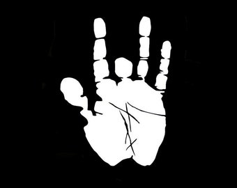 Jerry Garcia Hand Print - Etsy