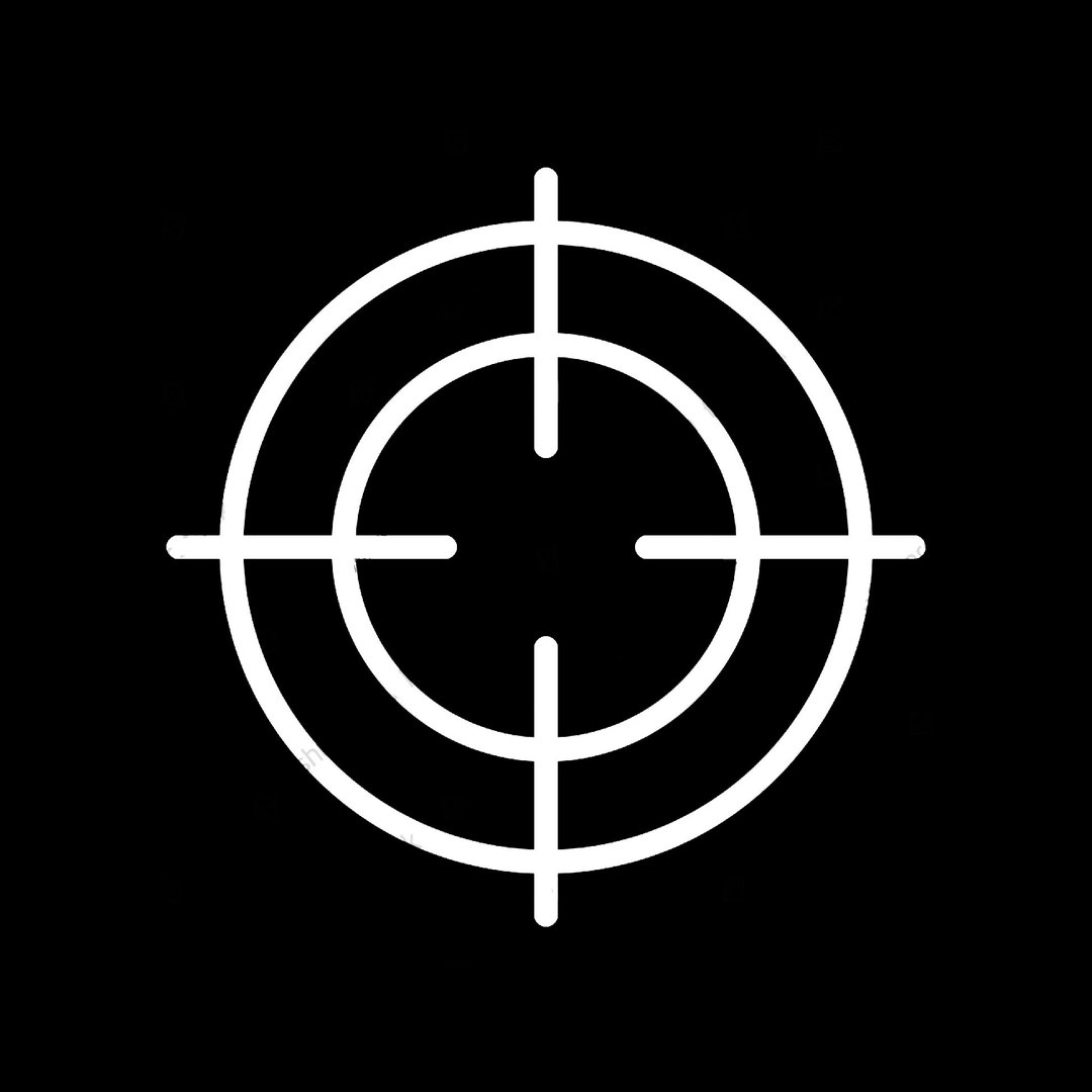 Crosshairs Vinyl Sticker Decal - Etsy