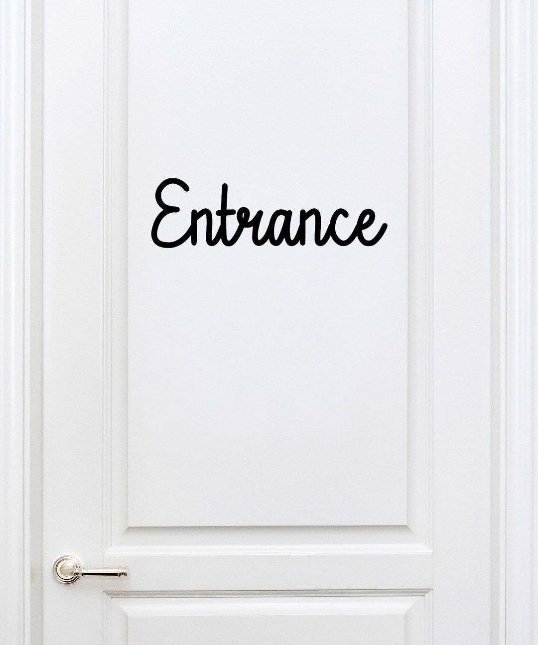 Entrance Door Sign Decal - Enter Vinyl Sticker - Etsy