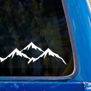 Mountains Decal - Etsy