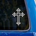 Decorative Cross Religious Decal - Etsy