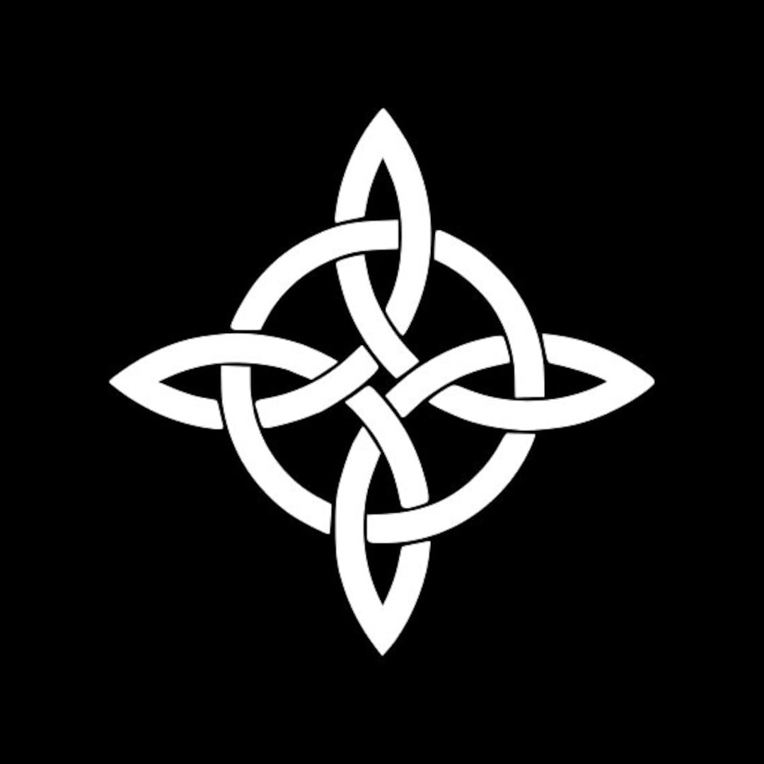 Witches Knot Vinyl Sticker Decal - Wiccan Symbol - Etsy