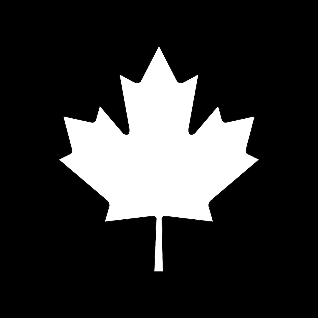 Maple Leaf Vinyl Sticker Decal - Etsy