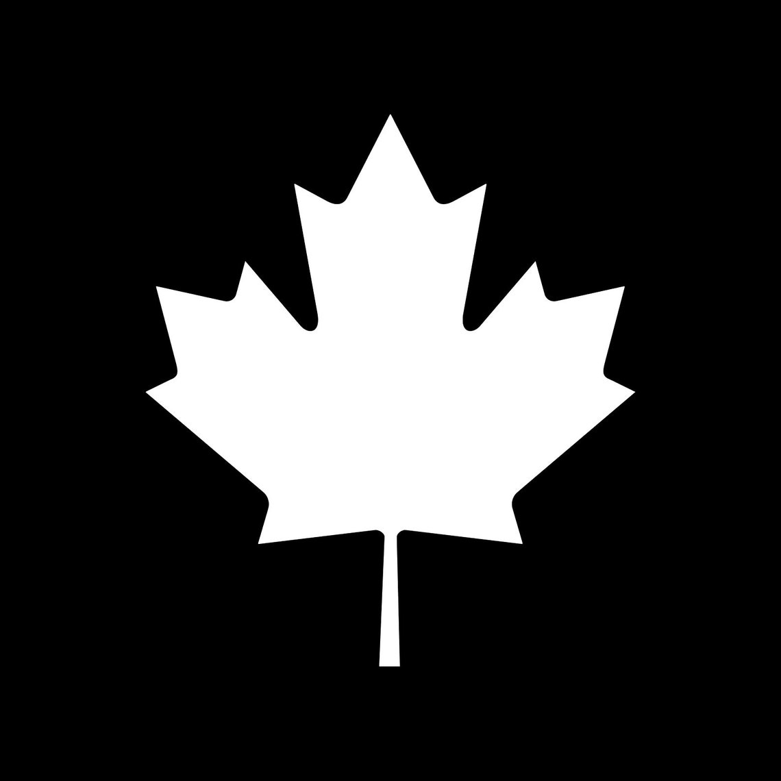 Maple Leaf Vinyl Sticker Decal | Etsy