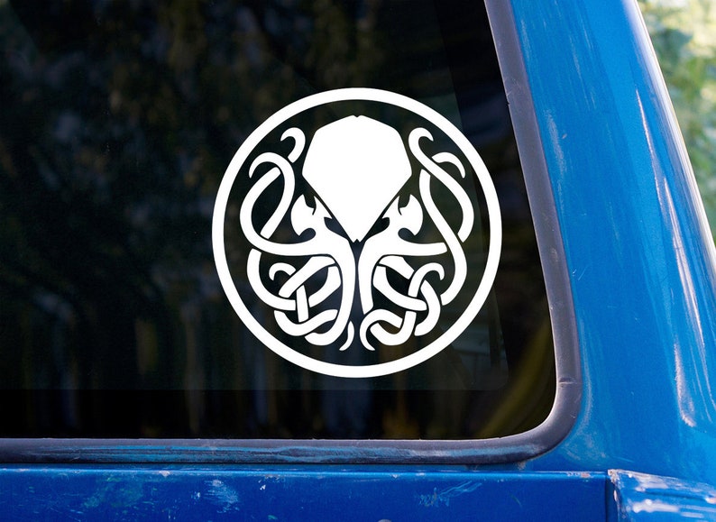 Cthulhu Symbol Vinyl Sticker Decal - Etsy