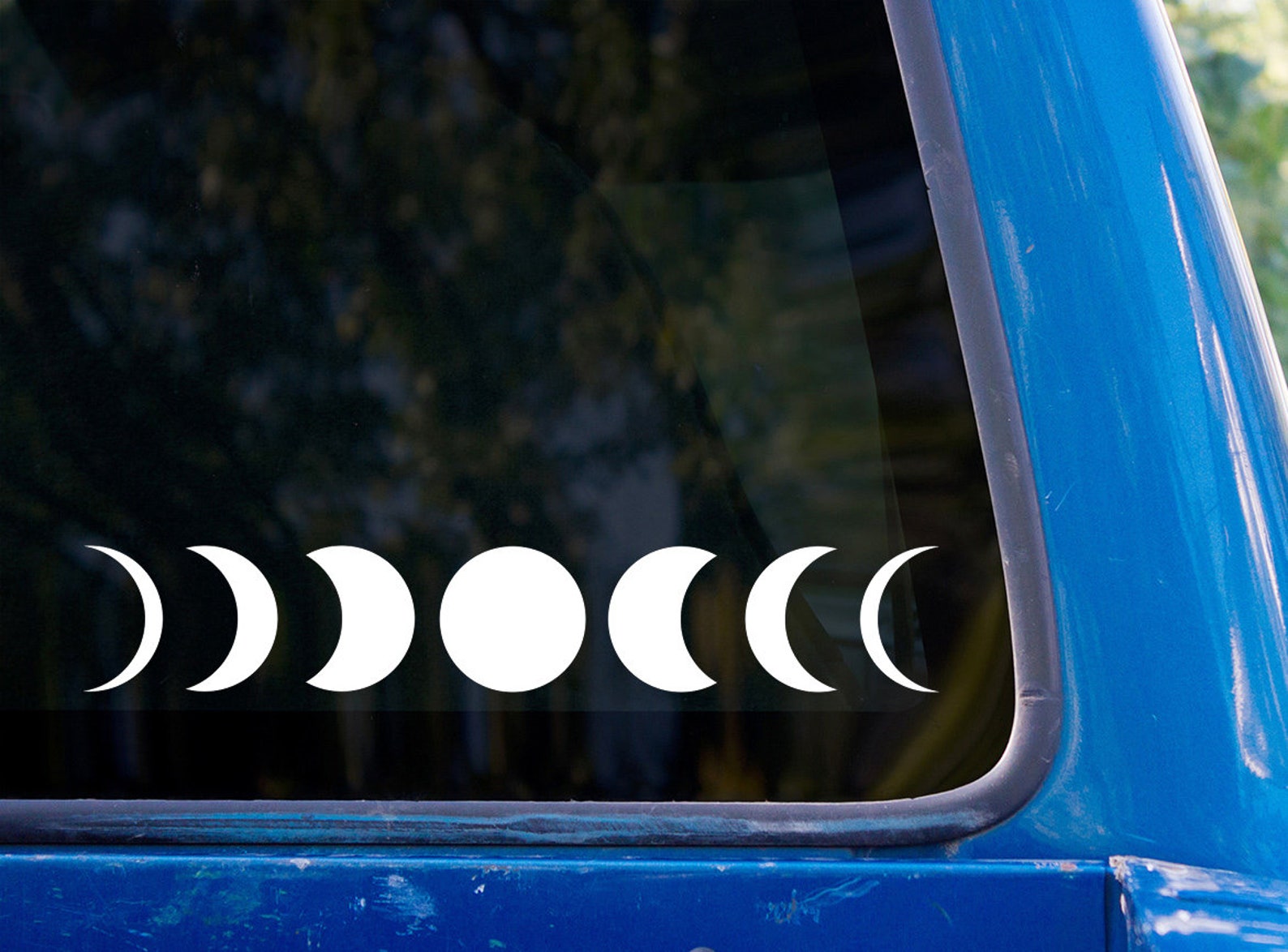 Moon Phases Vinyl Sticker Decal Lunar Phase - Etsy