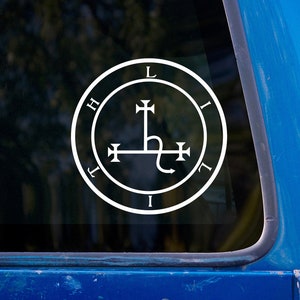 Lilith Sigil Vinyl Sticker Decal, Occult Symbol - Etsy