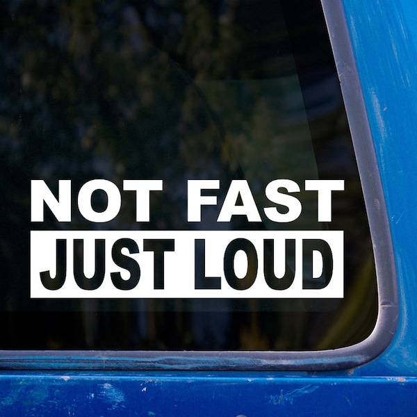 Loud Car Decal - Etsy