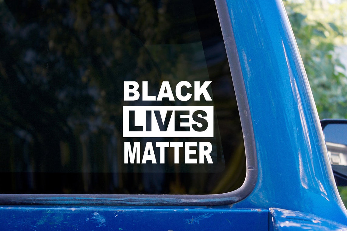 Black Lives Matter Vinyl Sticker Decal - Etsy
