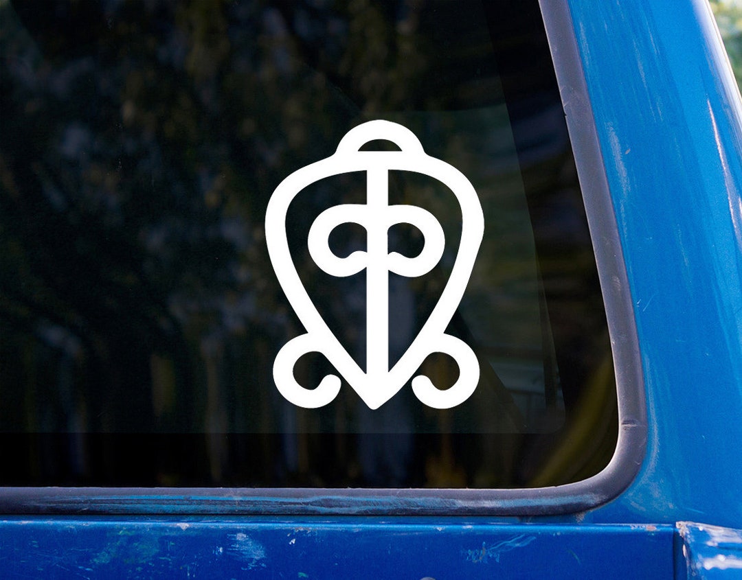 Love Adinkra Symbol Vinyl Sticker - Odo Nnyew Fie Kwan African Decal - Etsy